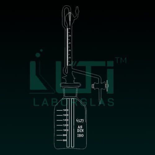 4550-Automatic Burette Clear Glass, Class AS with PTFE Stopcocks, DIN ...